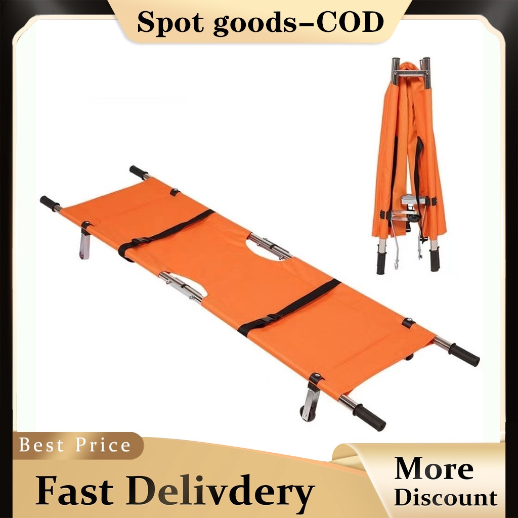 Heavy Duty foldable portable stretcher Emergency EMS Evacuation Litter ...