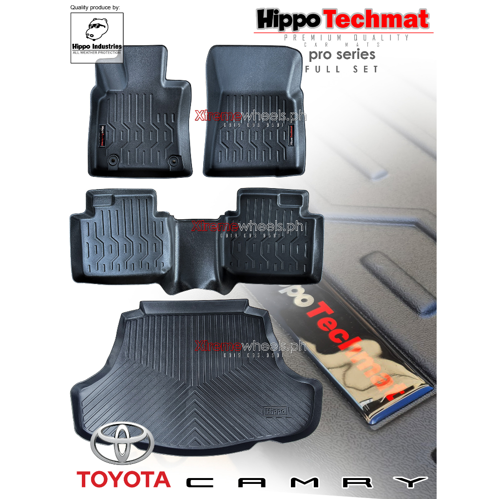 Toyota Camry 2019-2024 1st-2nd with Tray Pro Serries Hippo Techmat ...