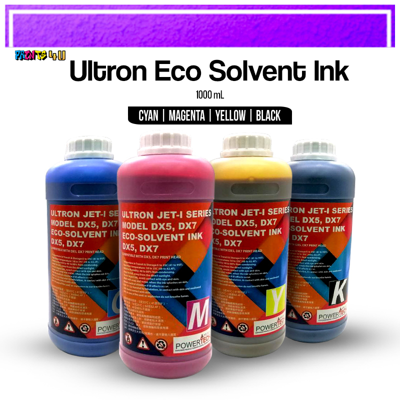 1 Liter Ultron Eco-Solvent Ink For Large Format Printer/Tarpaulin Eco ...