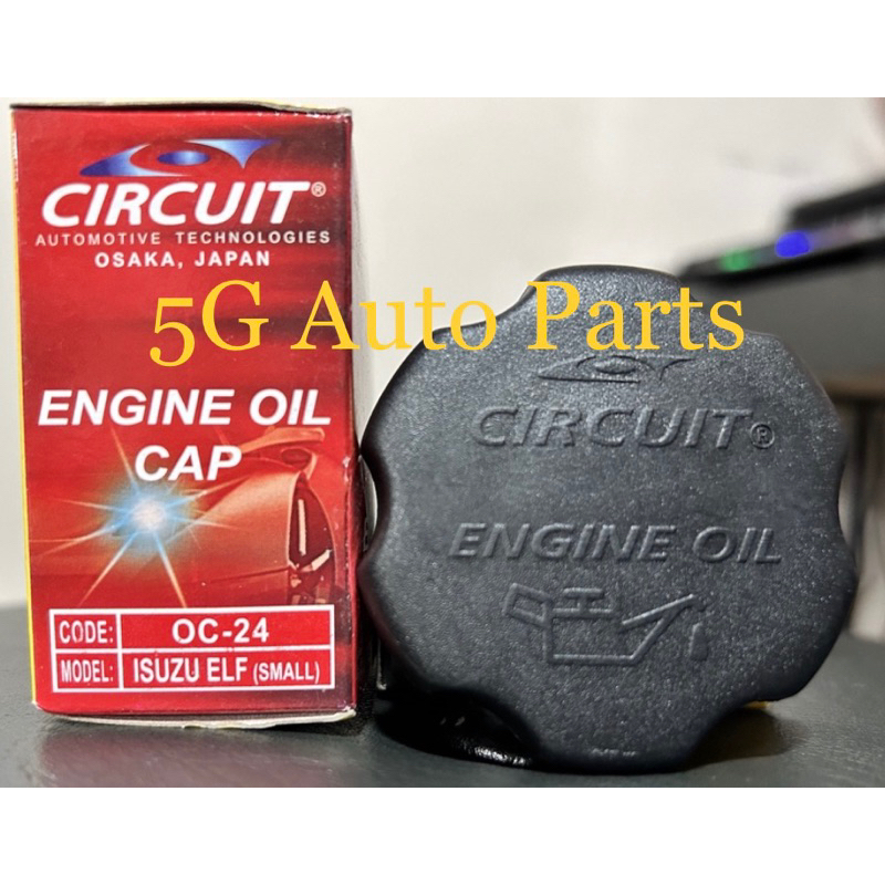 ENGINE OIL CAP OC-24 / ISUZU ELF (SMALL) / CIRCUIT BRAND | Shopee ...