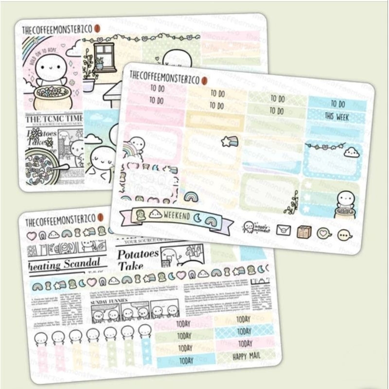 The Coffee Monsterz Co TCMC 7th Anniversary Stickers | Shopee Philippines