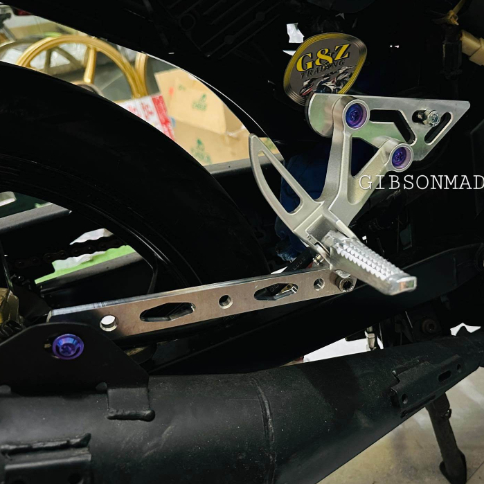 Raider footrest refit to Sniper135/150 w/8mm CNC brackets (malaysian ...