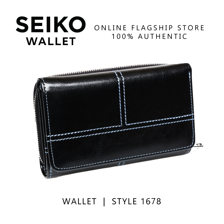 Seiko Wallet Genuine Leather Organizer (With RFID Blocker) 1678 ...
