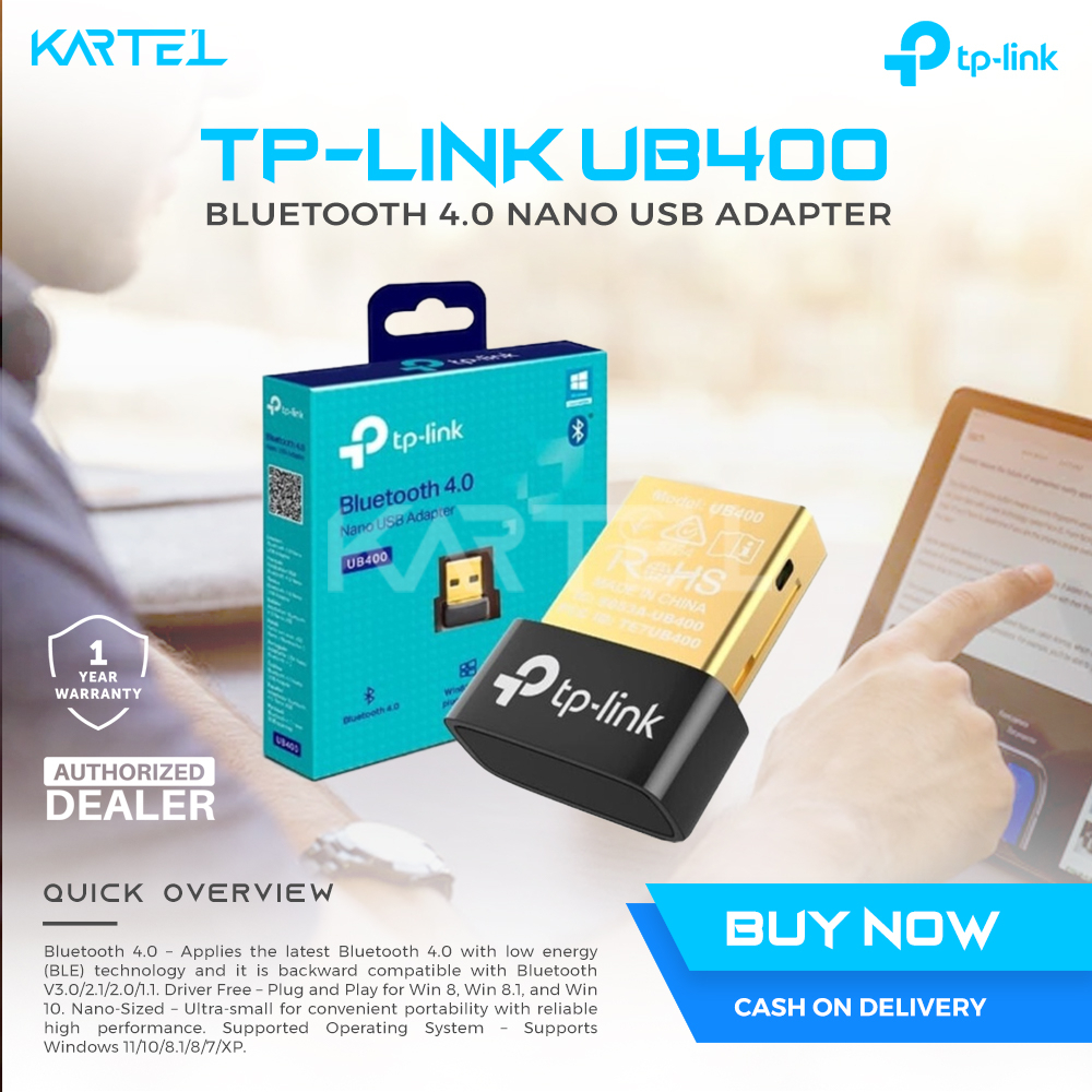TP-LINK UB400 Bluetooth 4.0 Nano USB Adapter | Shopee Philippines