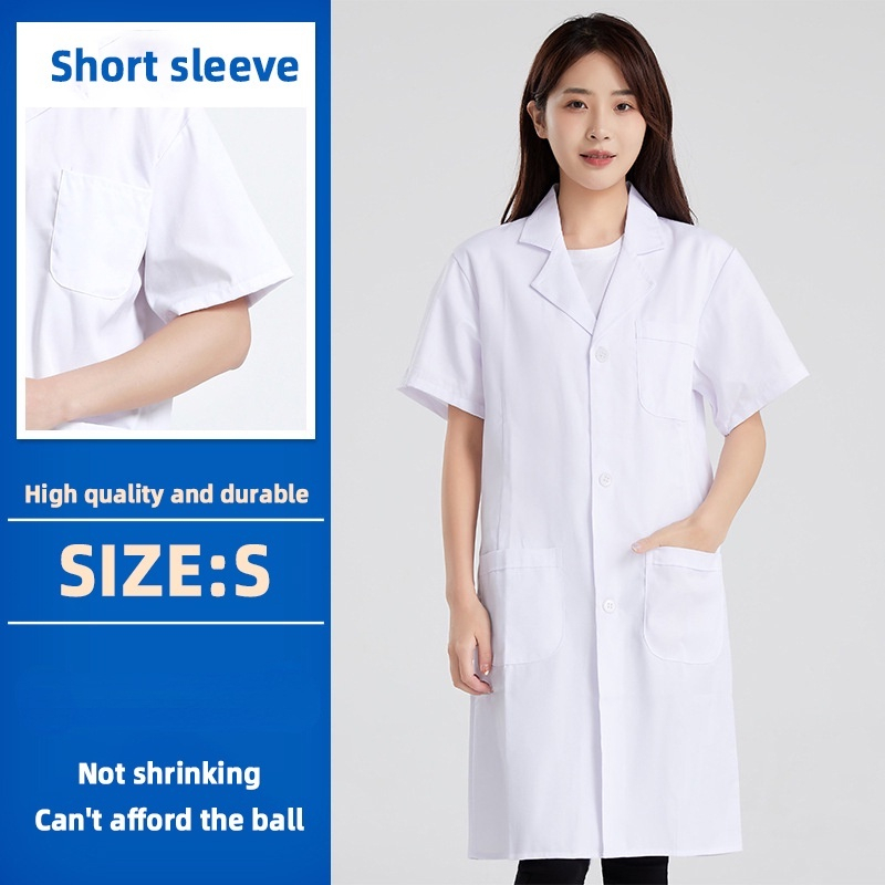【quality first】Lab Coat Doctor Coat White Coat laboratory gown lab gown ...