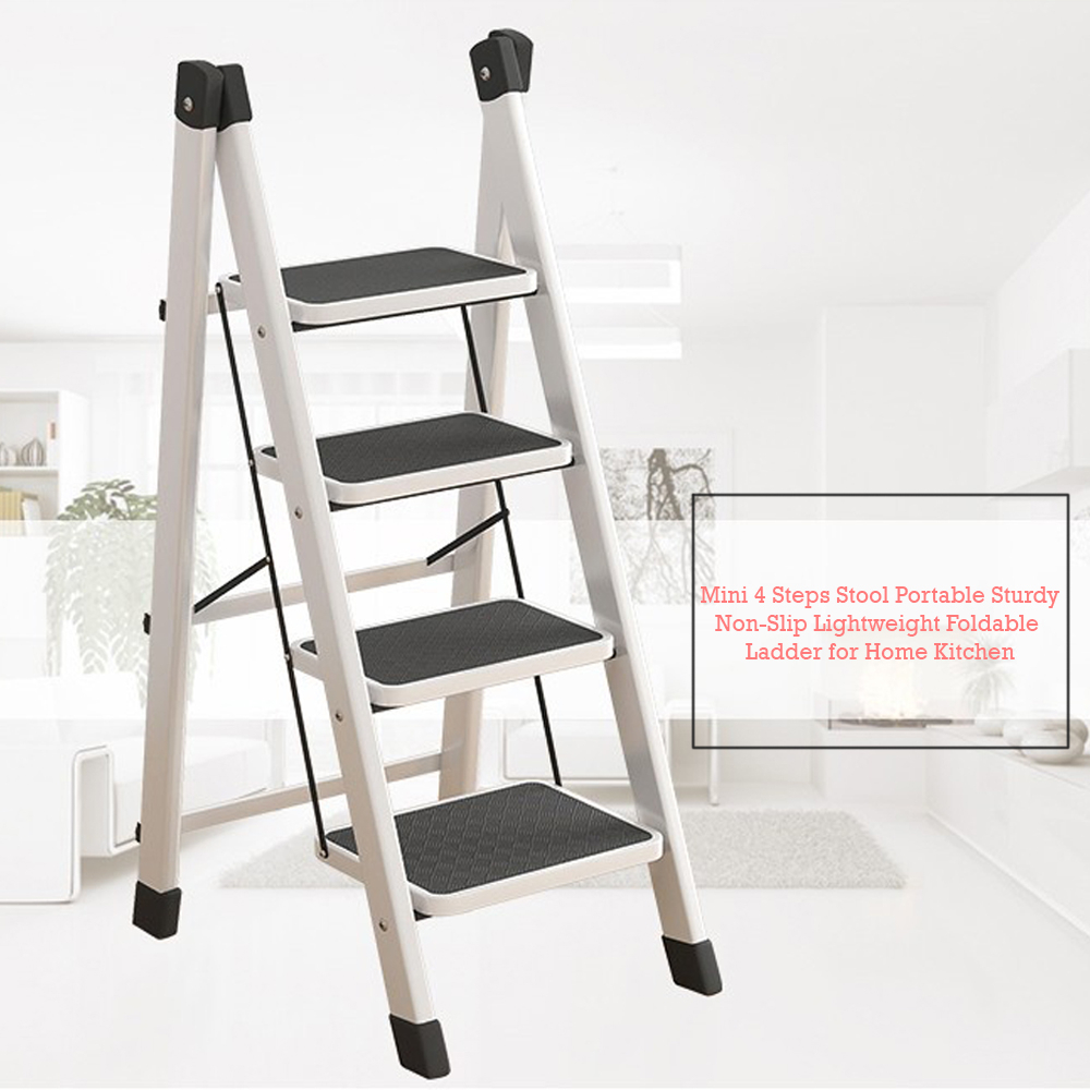 zhenmi-Multi-function Step Ladder Portable Sturdy Non-Slip Foldable ...