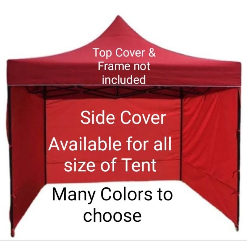 Tent Cover Lona 3 sides (Frame & Top Cover not included | Shopee ...