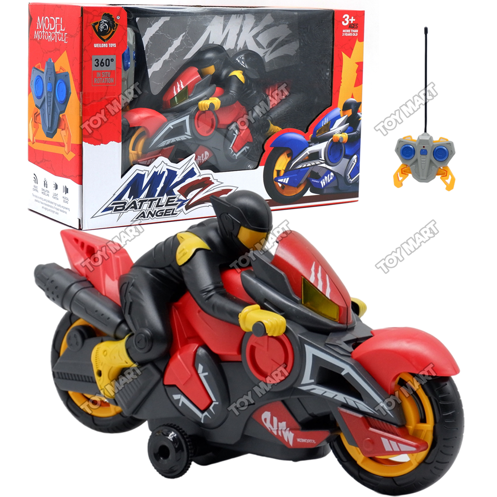 RC Motorcycle Toy Game Set - Battle Angel MK2 Remote Control Vehicle ...