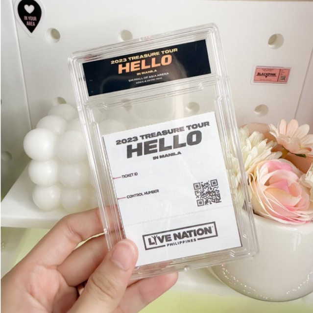 TREASURE Concert Ticket Frame/ Photocard Frame with Stand and FREE ...