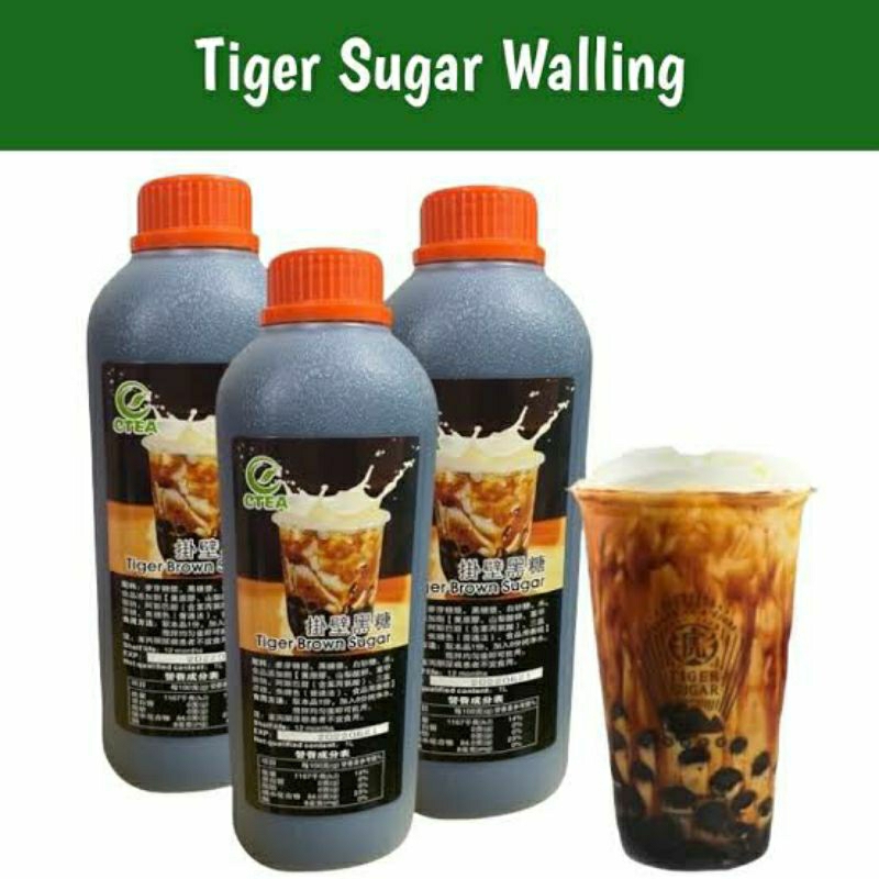Tiger Brown Sugar Syrup Walling Milktea Pearl Sweetener CTEA 1.3liter ...