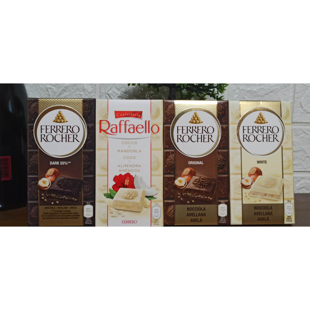 Ferrero Bar || Rafaello Bar 90g|Original direct from Italy | Shopee ...