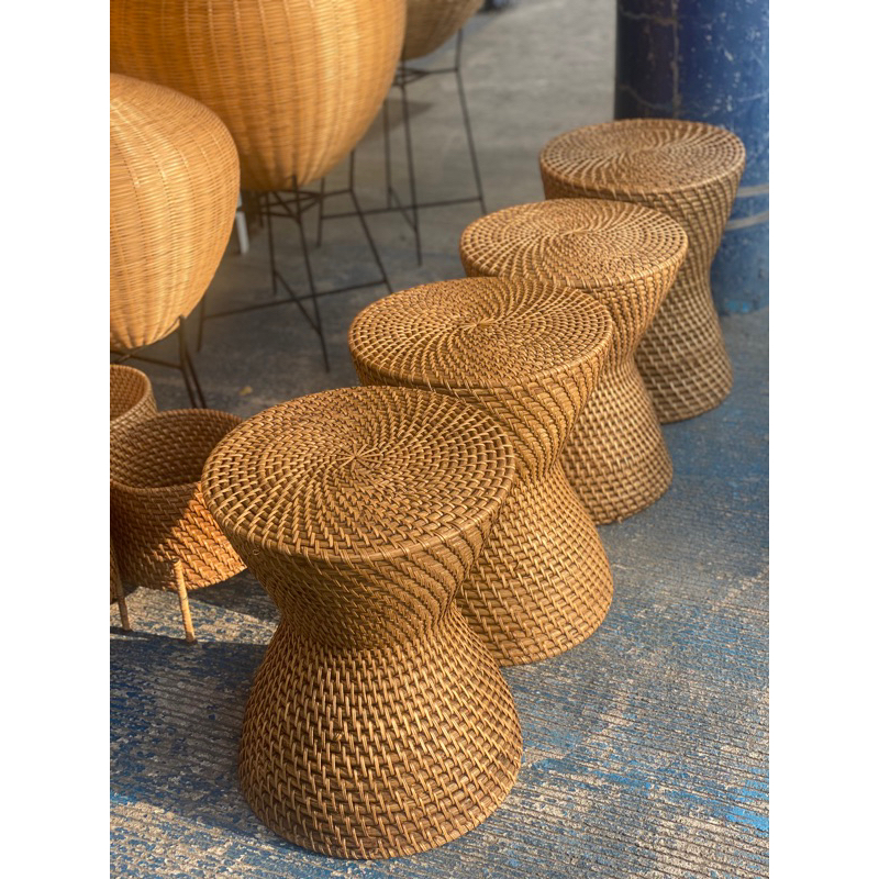 Handwoven rattan | Labtang stool | Shopee Philippines