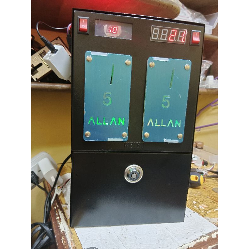 Allan dual metal box seconds timer and 4digit timer 5piso/1piso slot ...