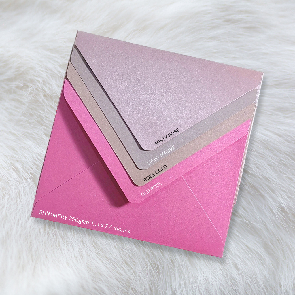 COD elegant wedding debut birthday invitation envelope 4R 5R pink ...