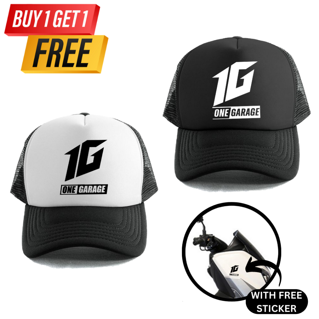 BUY 1 TAKE 1 MESH NET CAP WITH FREE STICKER / 1G ONE GARAGE / DAILY ...