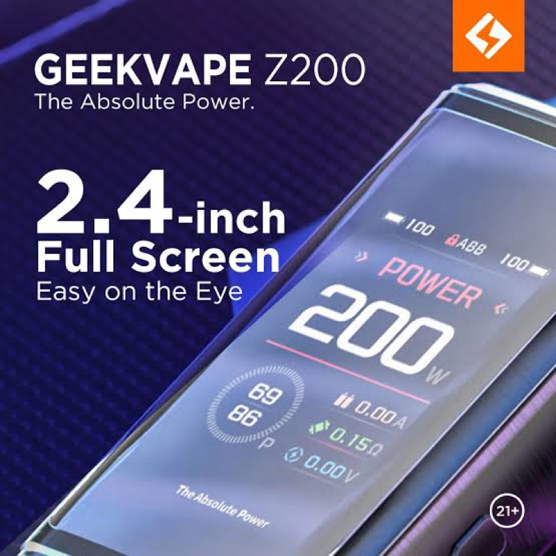 GEEKVAPE Z200 (ZEUS 200) Box Mod | Shopee Philippines