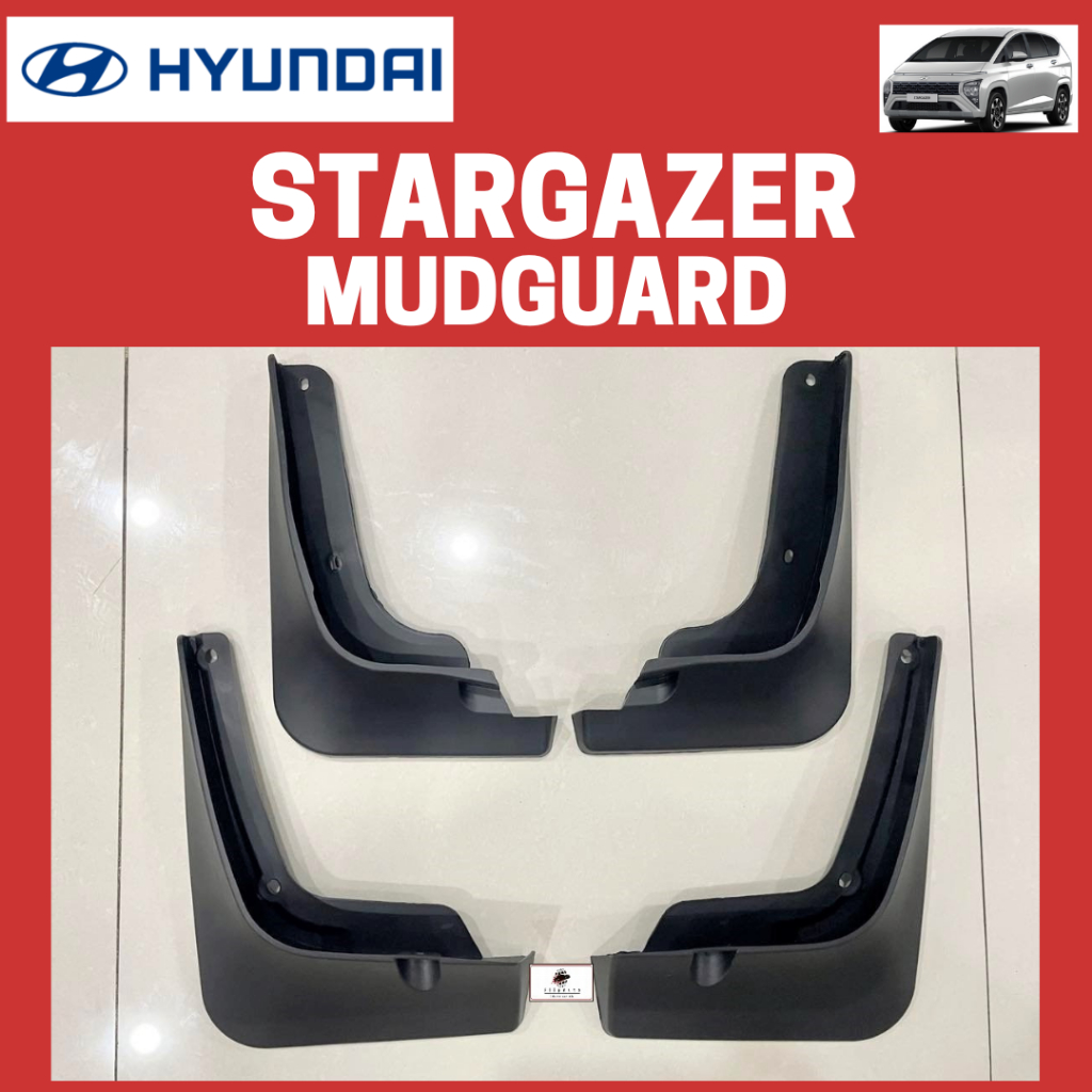 HYUNDAI STARGAZER 2023-2024 (NOT for X Variant) Mud Guard Mudguard Mud ...