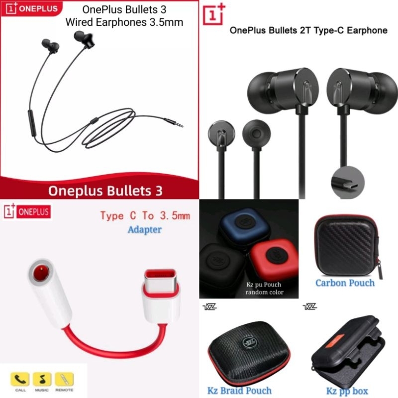 Oneplus Nord Bullets 3 3 5mm 2t Type C To 3 5mm Adapter In Ear Wired