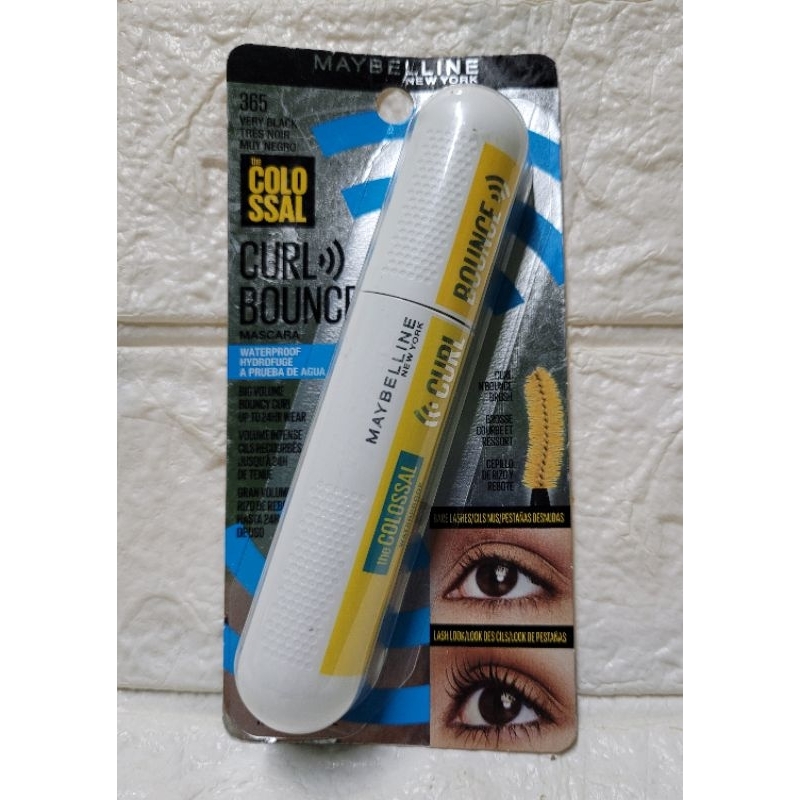 maybelline new york 365 very black colossal curl bounce (10ml) | Shopee ...