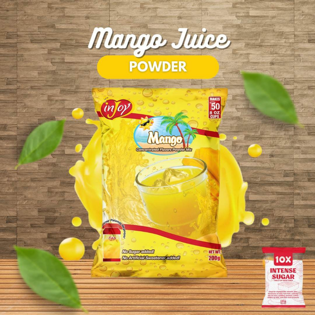inJoy Mango Powder Mix with Intense Sugar 10X | Shopee Philippines