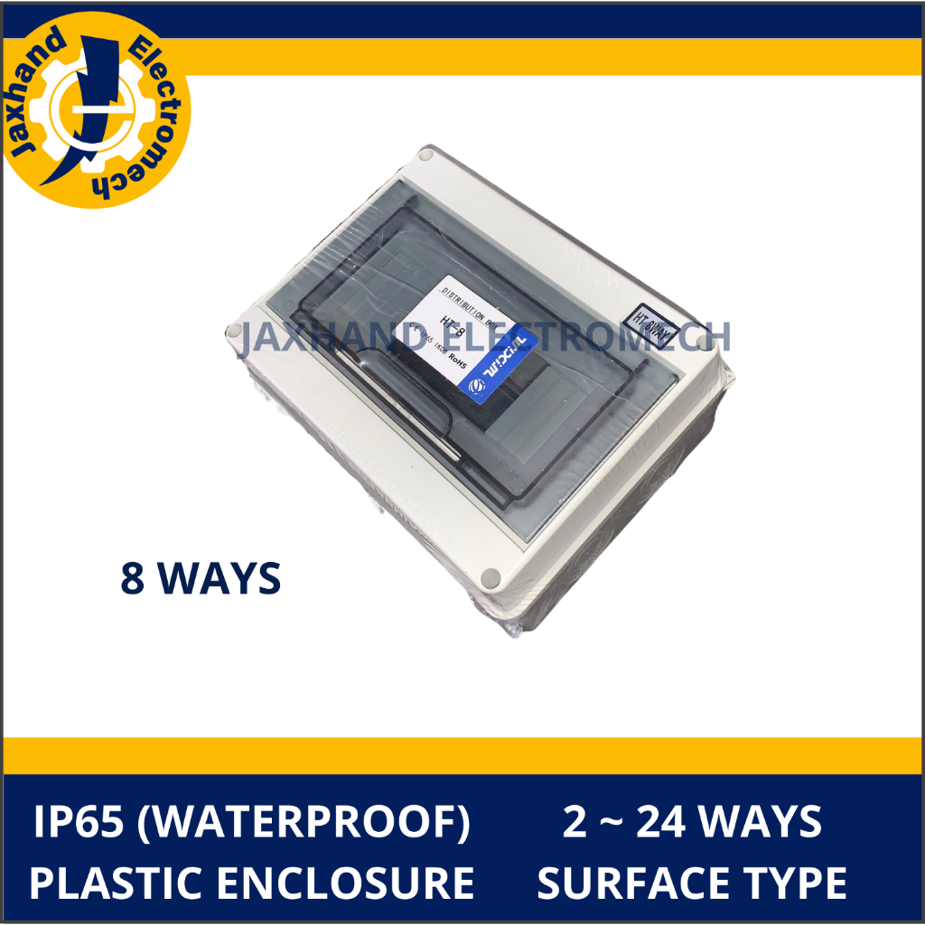 Distribution Box 2ways - 12 ways IP65 Weatherproof ABS Plastic ...