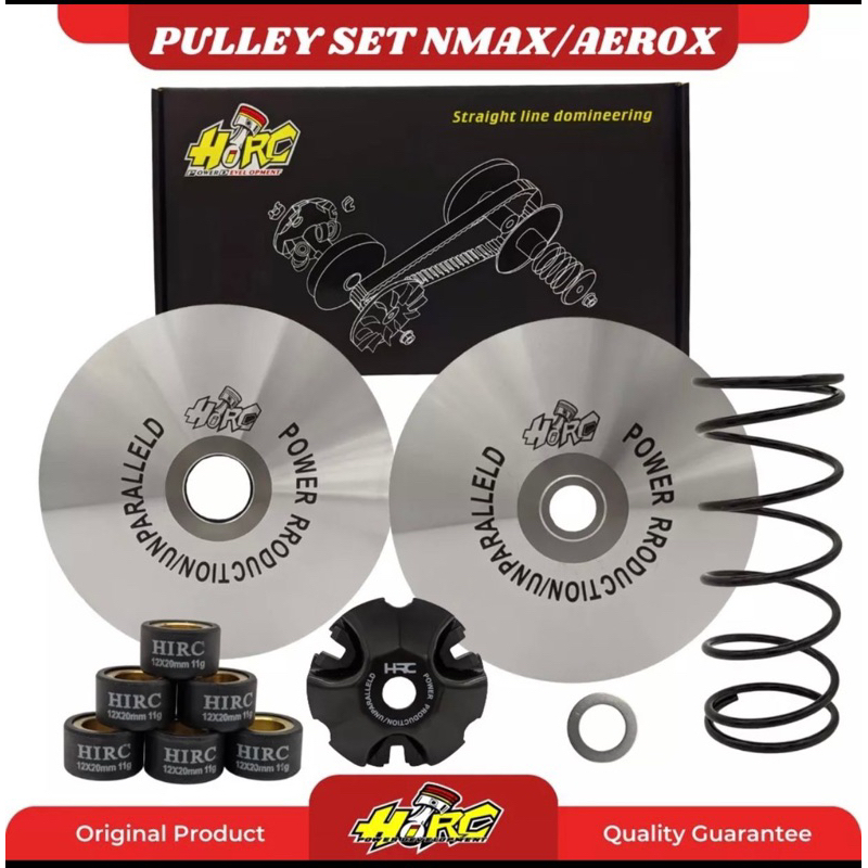 HIRC CVT SET FOR NMAX/MIO/MIO125/PCX150/160/CLICK125/150/BEAT FREE ...