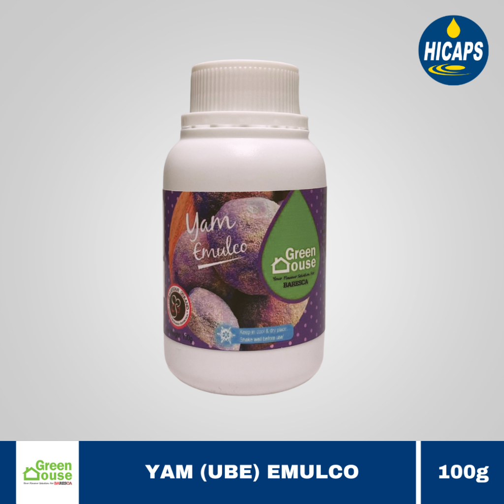 Hicaps Green House Yam (Ube) Emulco 100g (Flavor And Color) | Shopee ...