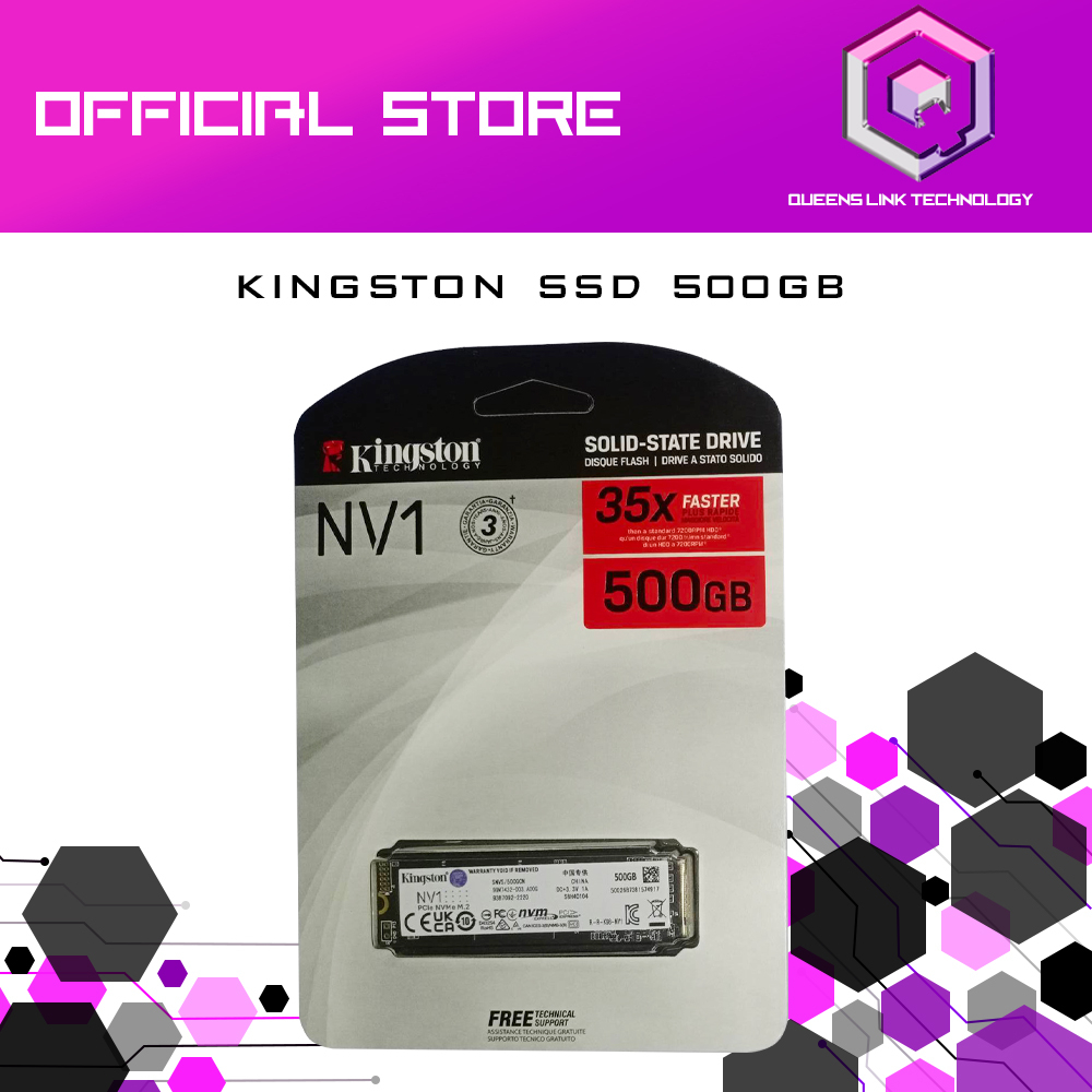 KINGSTON NV1 1TB,500GB,250GB M.2 SSD | Shopee Philippines