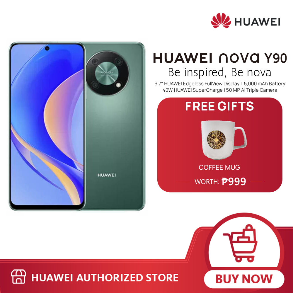 Huawei Nova Y90 Smartphone Edgeless Full View Display Super Charge 40w ...