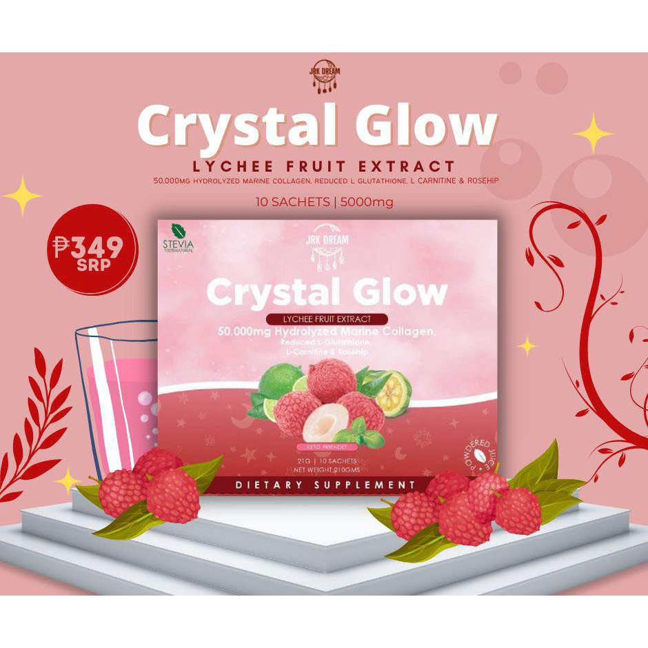 Crystal Glow Lychee Fruit Extract 210G | Shopee Philippines