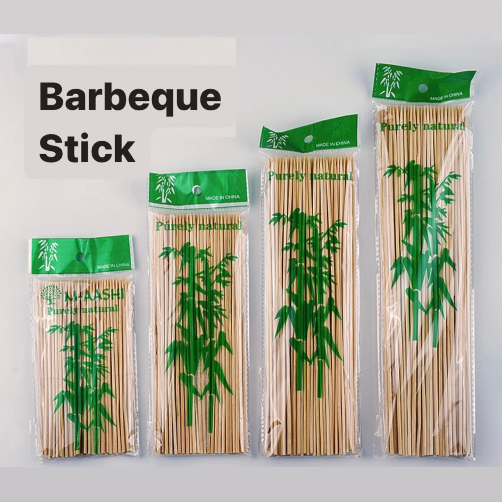 15cm / 20cm / 25cm / 30cm Barbeque Sticks Bamboo Skewers Flower Stem ...