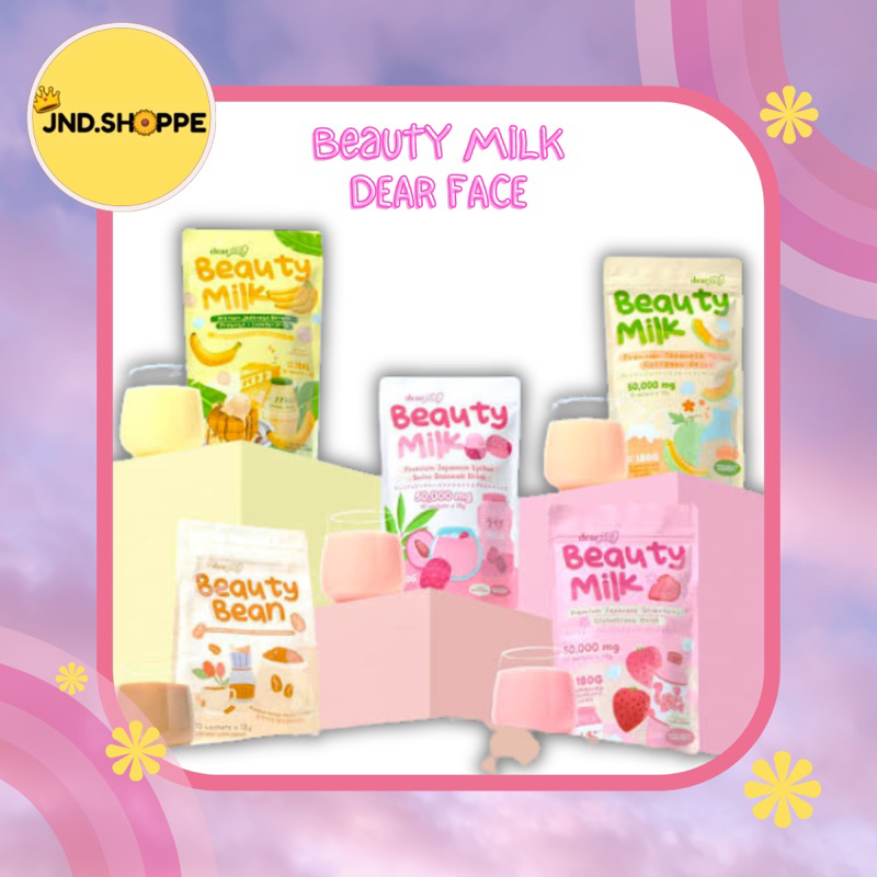 BEAUTY MILK BEAUTY BEAN DEAR FACE | Shopee Philippines