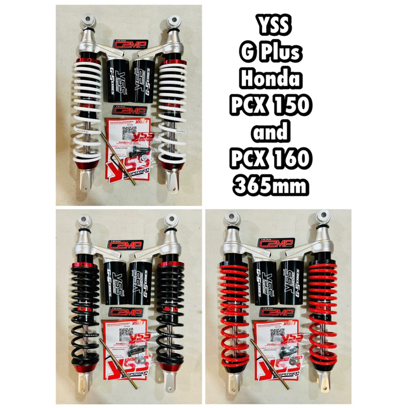 YSS G Plus Dual Shock Honda PCX 150 and PCX 160 365mm | Shopee Philippines