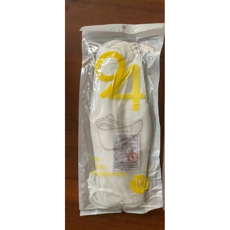 kf94 3ply face mask white color kf94 10 pieces/pack | Shopee Philippines