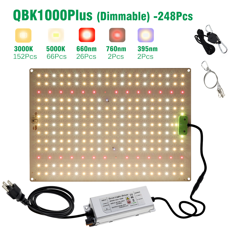 Led Grow Light LM281B Quantum 1500W Full Spectrum Phyto Light For ...