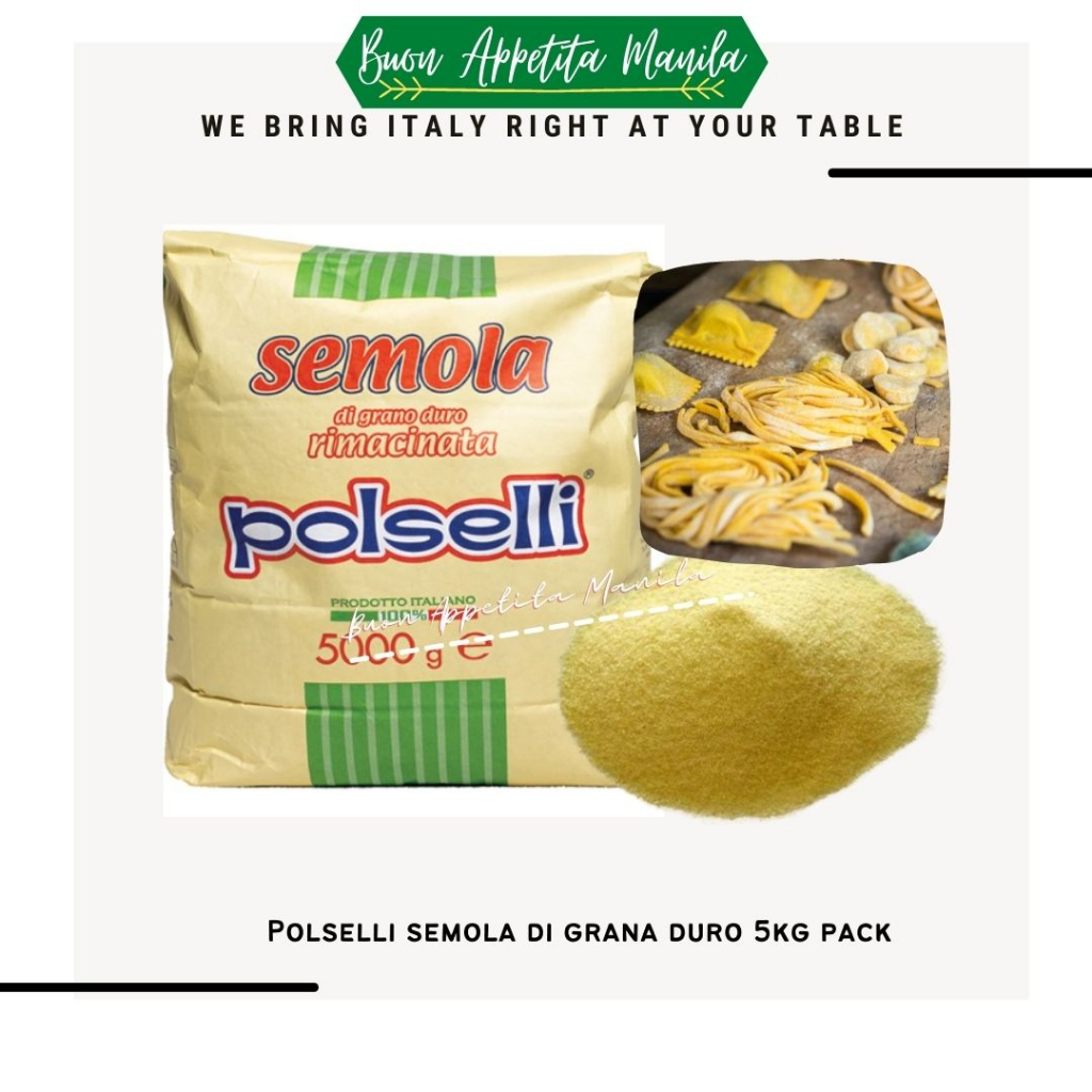 Polselli Semolina Rimancinata 5 kg bag | Shopee Philippines