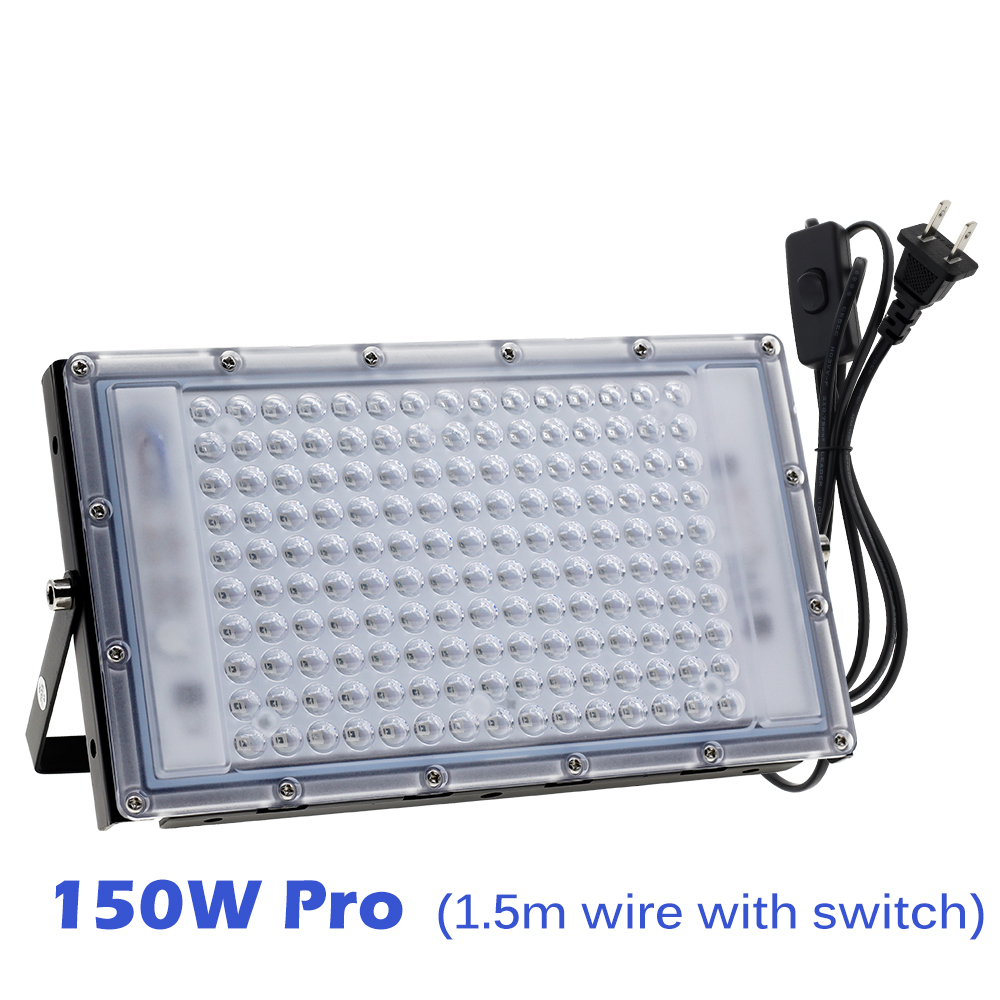 UV Floodlight 395Nm LED Ultraviolet Light 100W 150W Curing Fluorescen ...