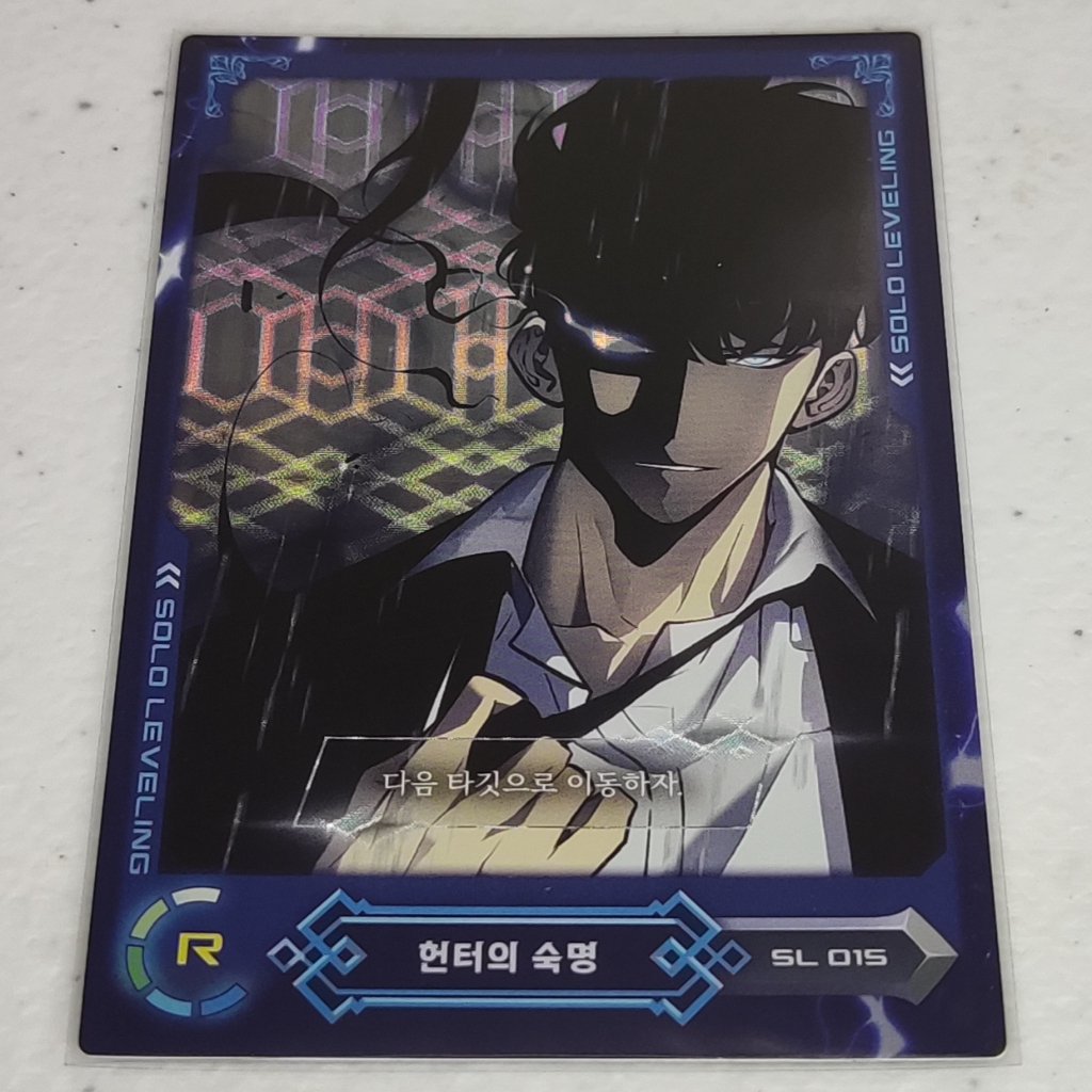 Solo Leveling D&C Webtoon Official Cards Volume 1 R SL 015 | Shopee ...