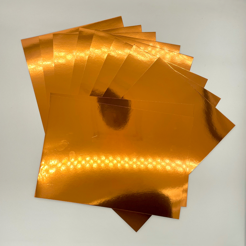 Metallic Foil Cardstock Paper for Crafting - Pack of 10 Sheets 250 gsm ...