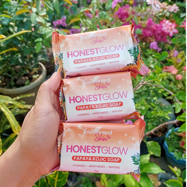3 For 100 Honest Glow Kojic Papaya Soap 70g Shopee Philippines