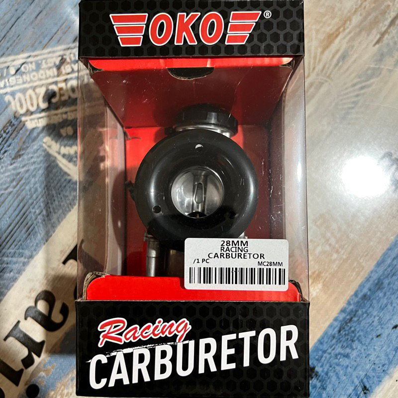 OKO RACING CARB KCR FLAT CARB WITH FUNNEL 28mm 30mm | Shopee Philippines