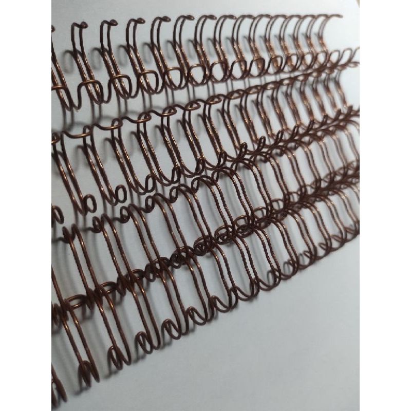 double wire binder ring 3:1 A4 10 pcs (copper) | Shopee Philippines