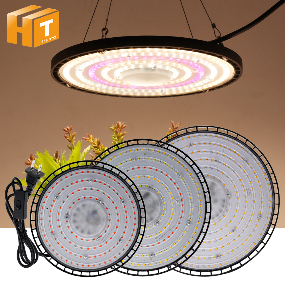 AC220V LED Plant Light Full Spectrum UFO Grow Light 70W 100W 150W Phyto ...
