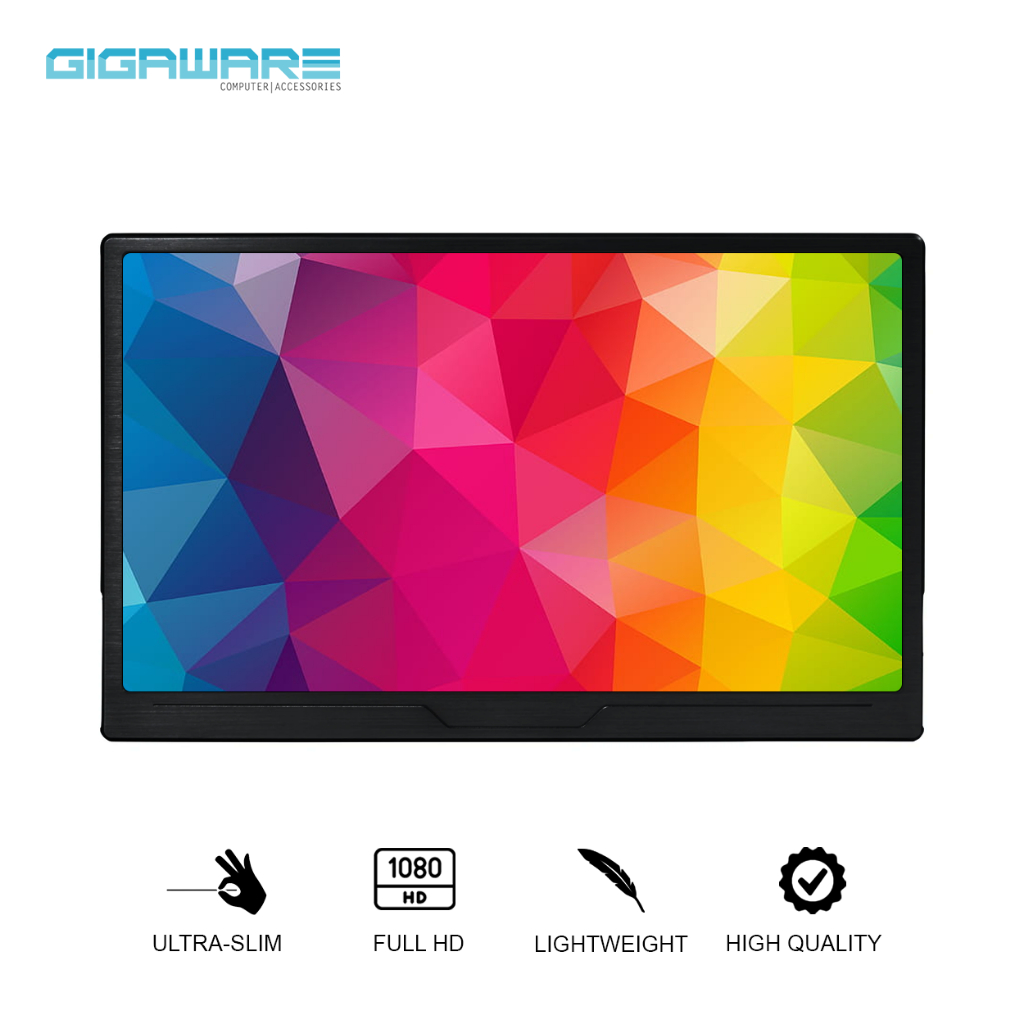 Gigaware Portable Display Monitor IPS15.6 inch / IPS13.3 inch Notebook ...