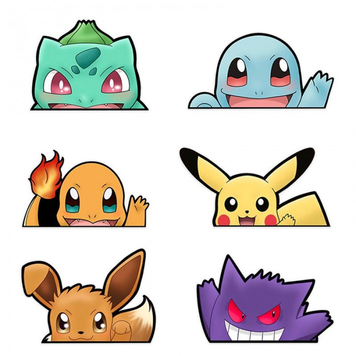 POKEMON PEEKING Waterproof Stickers | Shopee Philippines