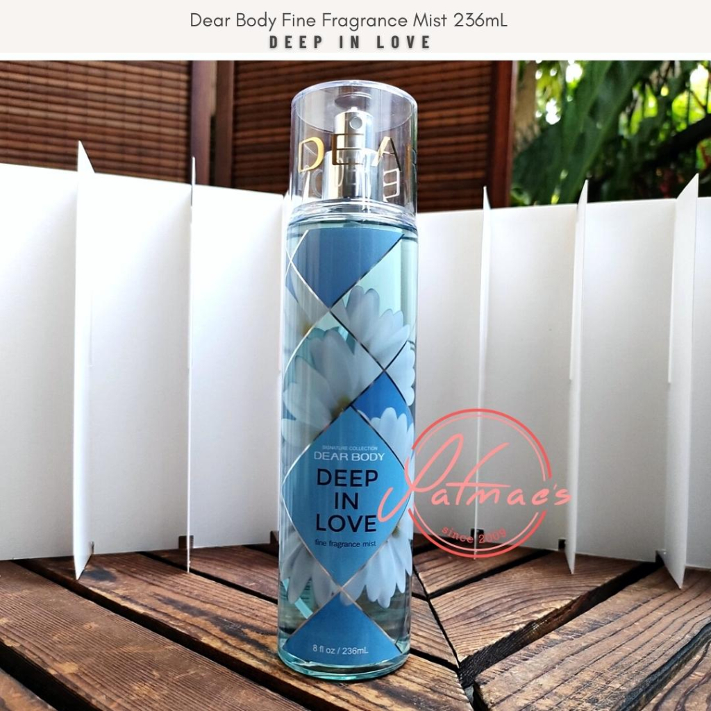Deep In Love Fine Fragrance Mist by Dear Body Collection Women Like ...