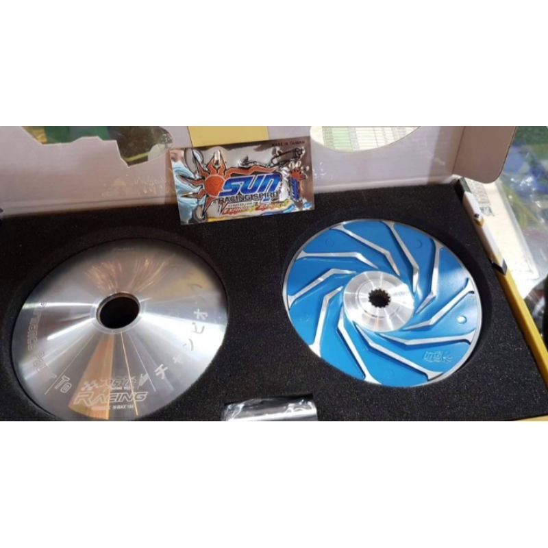SUN RACING PULLEY SET 13.5° NMAX V1 V2/AEROX V1 V2 | Shopee Philippines