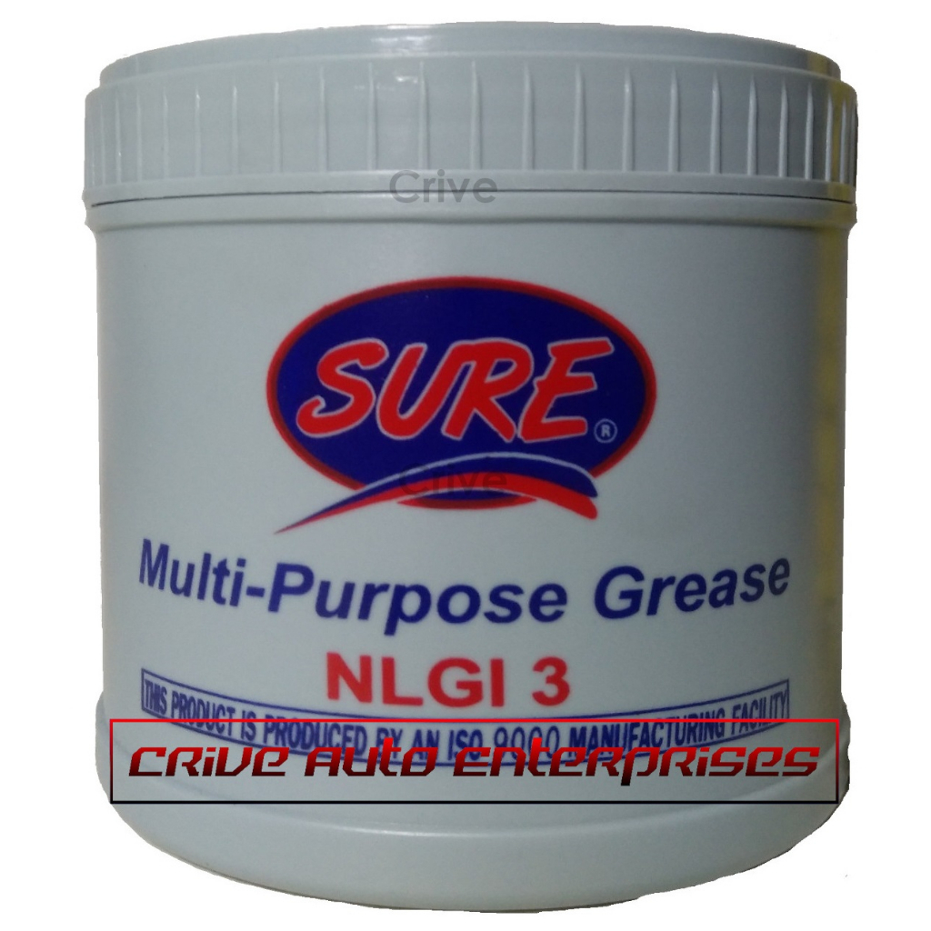 GENUINE Sure Multi-Purpose Grease NLGI 3 (500g) | Shopee Philippines