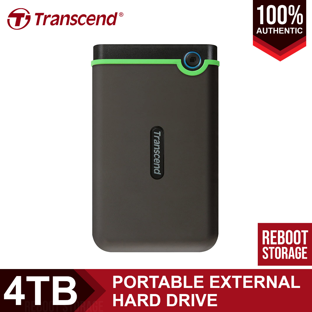 Transcend 4TB USB 3.1 StoreJet 25M3 Portable External Hard Drive ...
