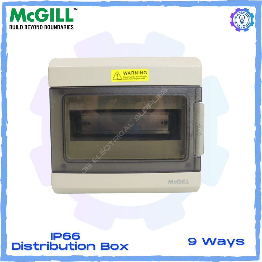 McGILL 9 Ways Waterproof Distribution Box Outdoor- IP66 | Shopee ...